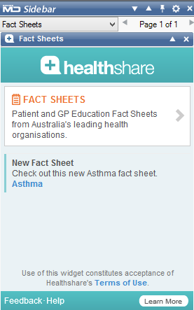 Fact Sheets FAQ | HealthShare