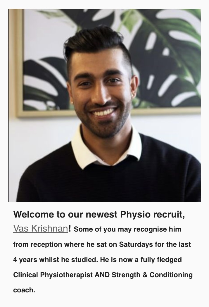 Vasanth Krishnan - Physiotherapist - St Ives | HealthShare
